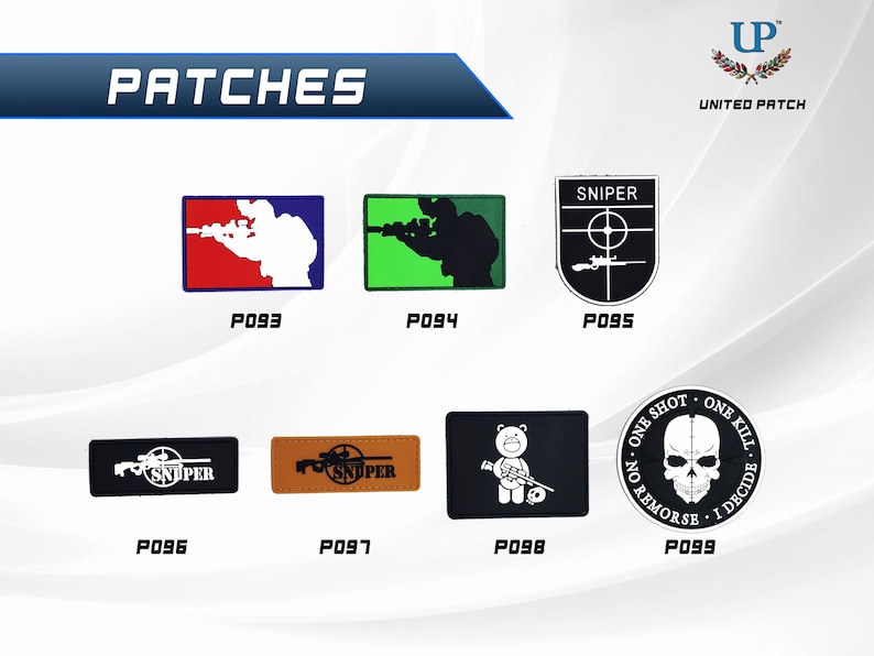 Rubber PVC Sniper Velcro Patches, Special Ops Patch, Velcro Patches ...