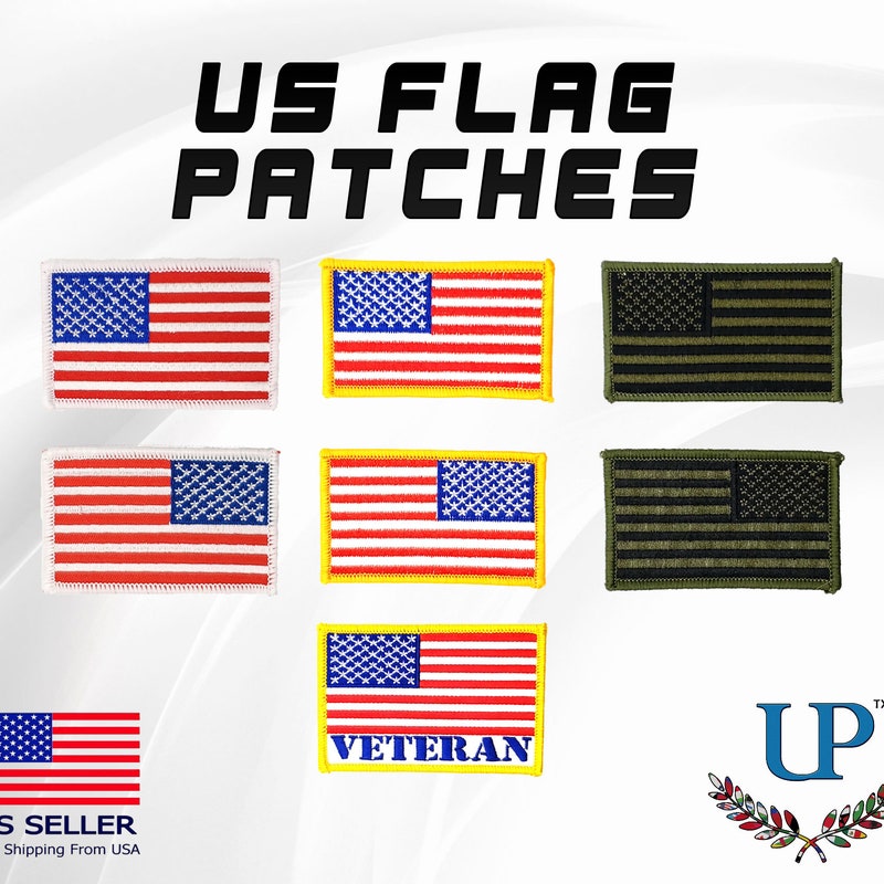 American Flag Patches - Etsy