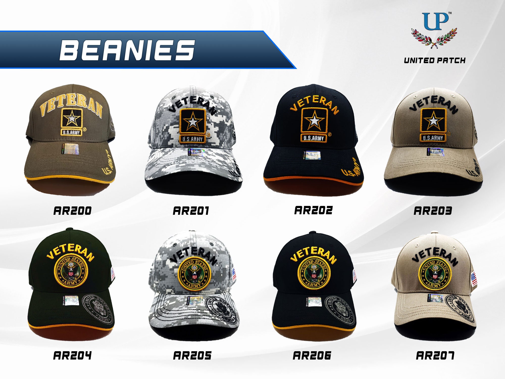 Officially Licensed US Army Veteran Cap, US Army Veteran Hat, US Army ...