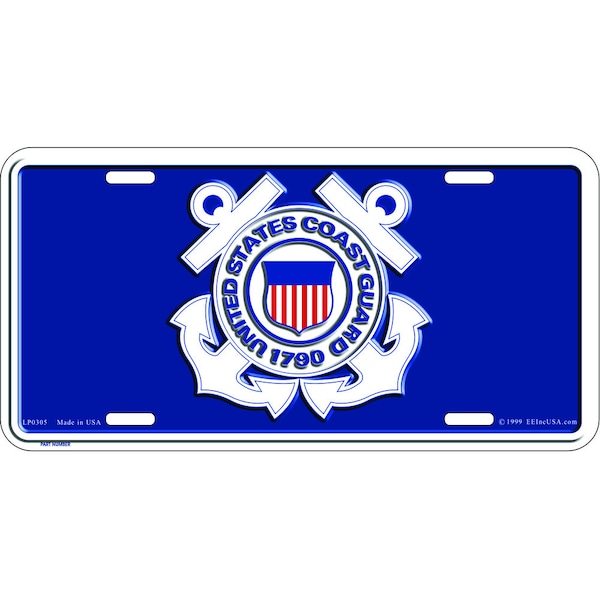 Coast Guard License Plate - Etsy