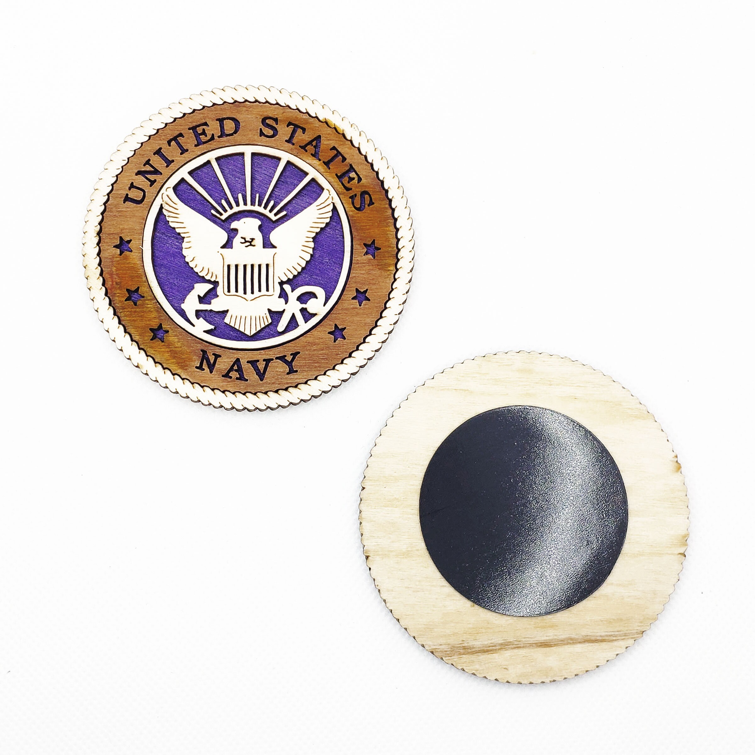 Wood & Metal Magnets for US Army Air Force Navy and Marine | Etsy