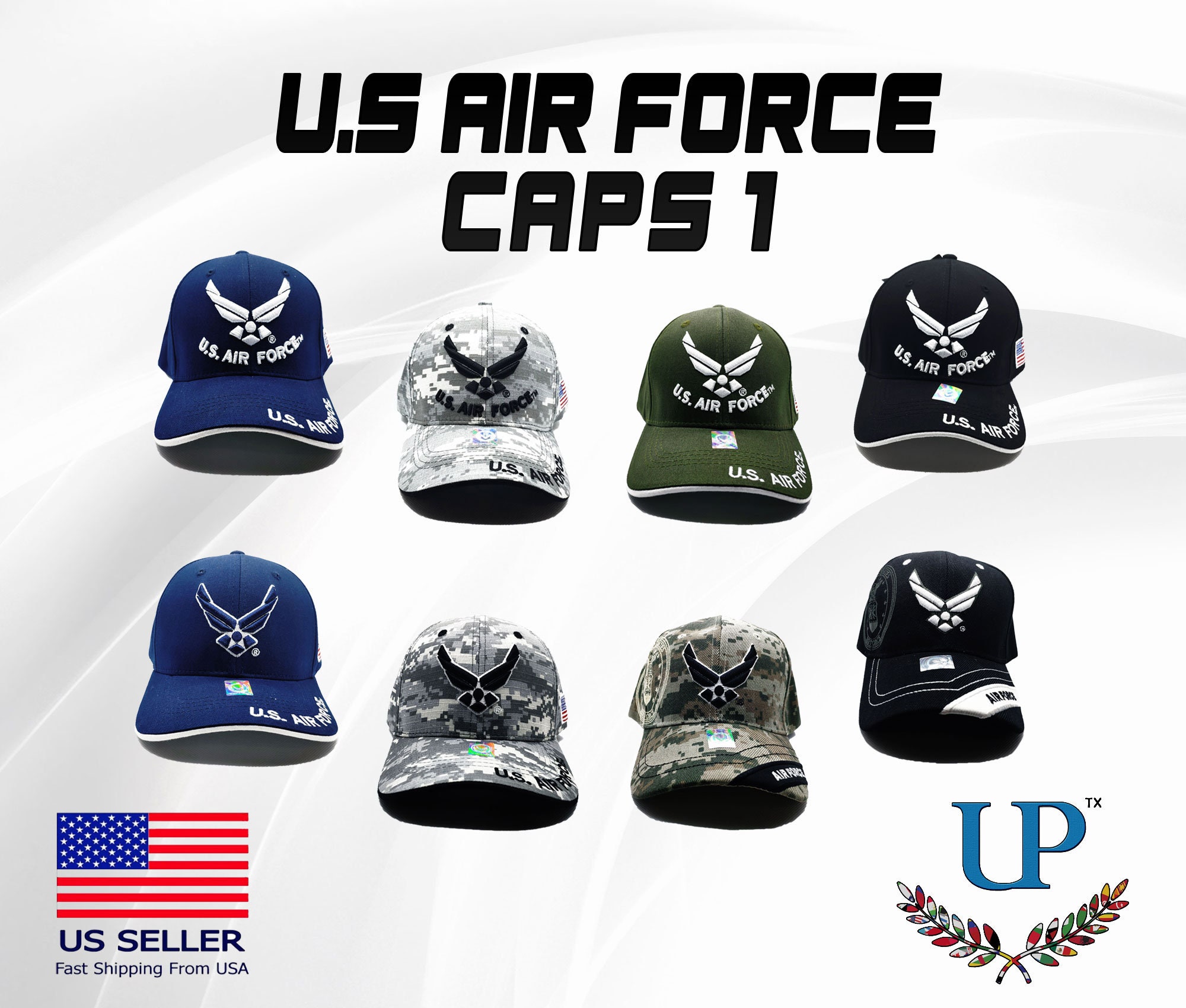 Officially Licensed US Air Force Caps, US Air Force Hat, Air Force Cap ...