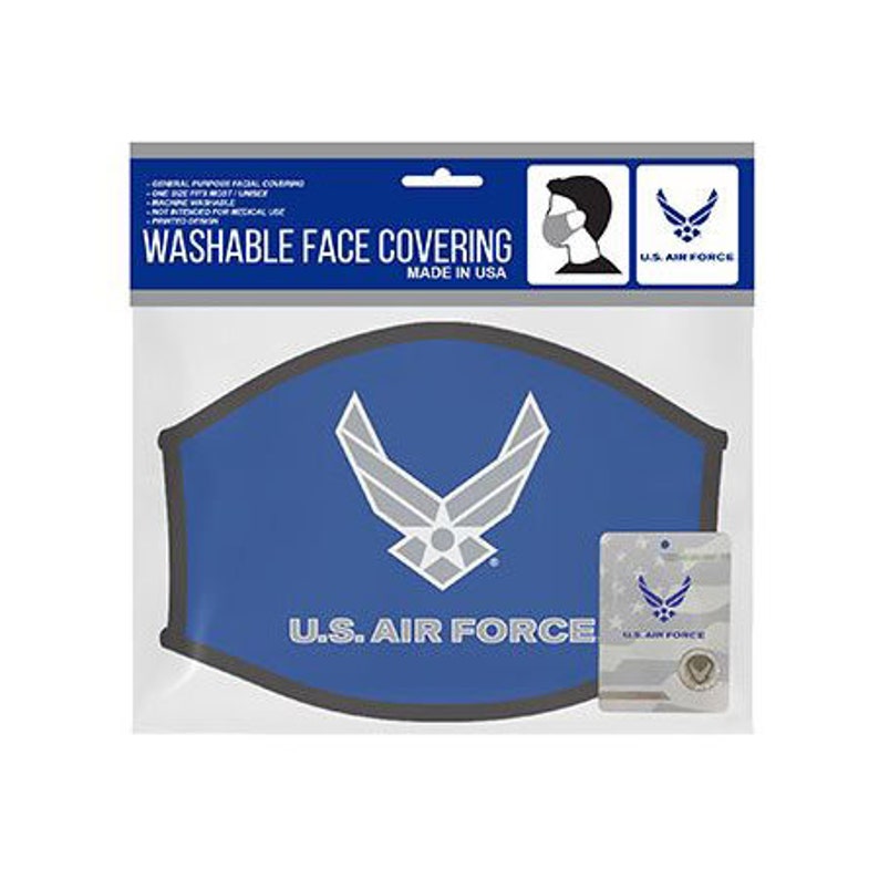 Officially Licensed U.S. Air Force Washable Face Mask / Face - Etsy