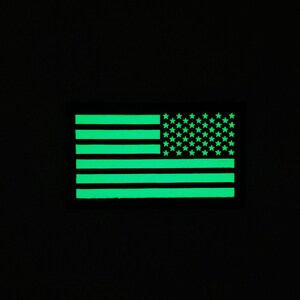 Glow in Dark US Flag Velcro Patches, Reflective Flag Patch, Smile Patch ...