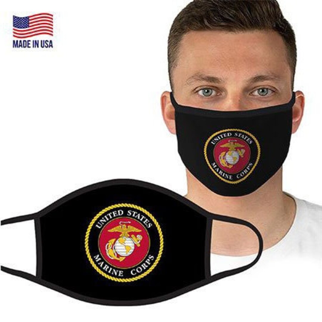 Officially Licensed U.S. Marine Corps Washable Face Mask / Face ...