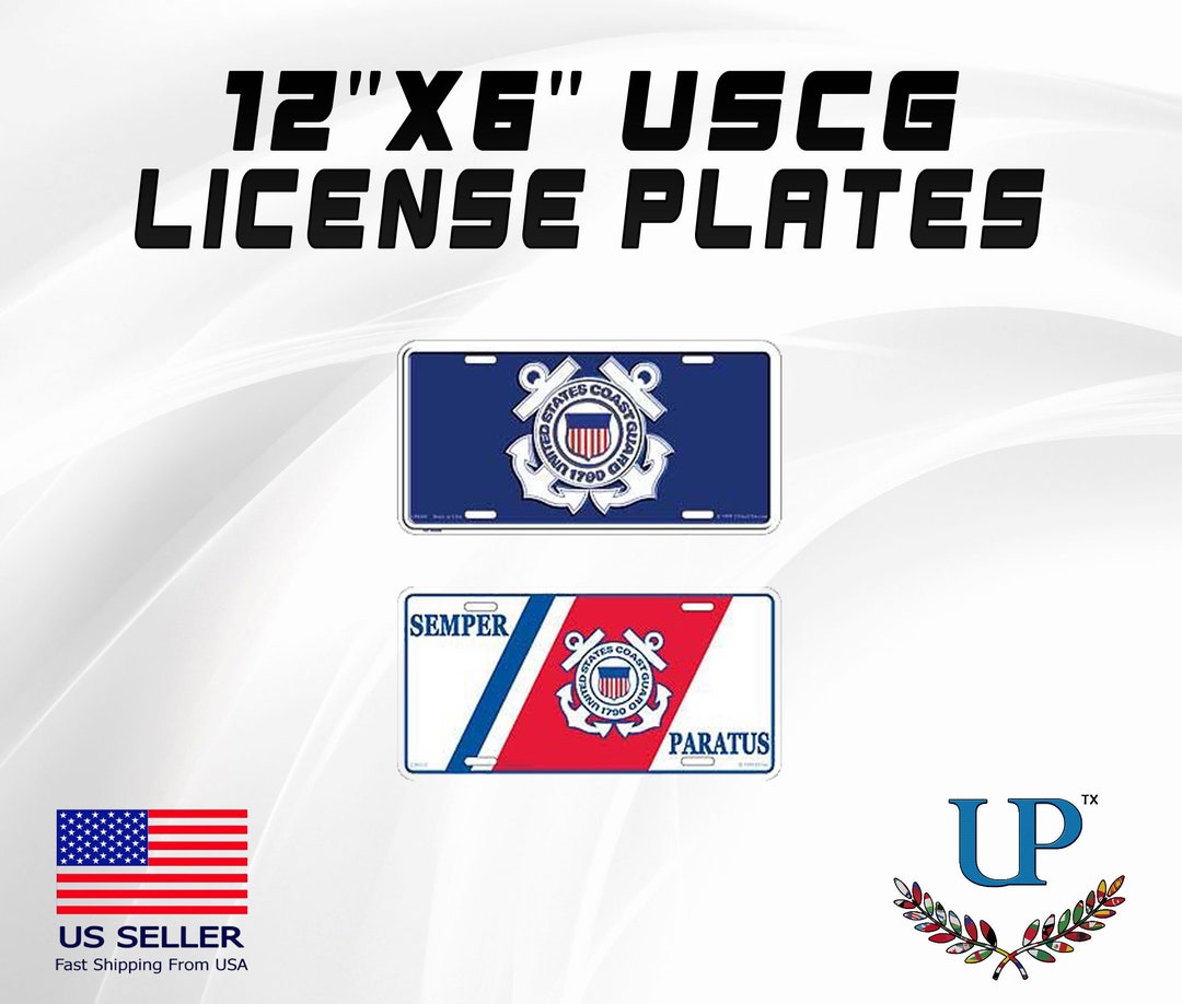 12''x6'' Aluminum US Coast Guard License - Etsy UK