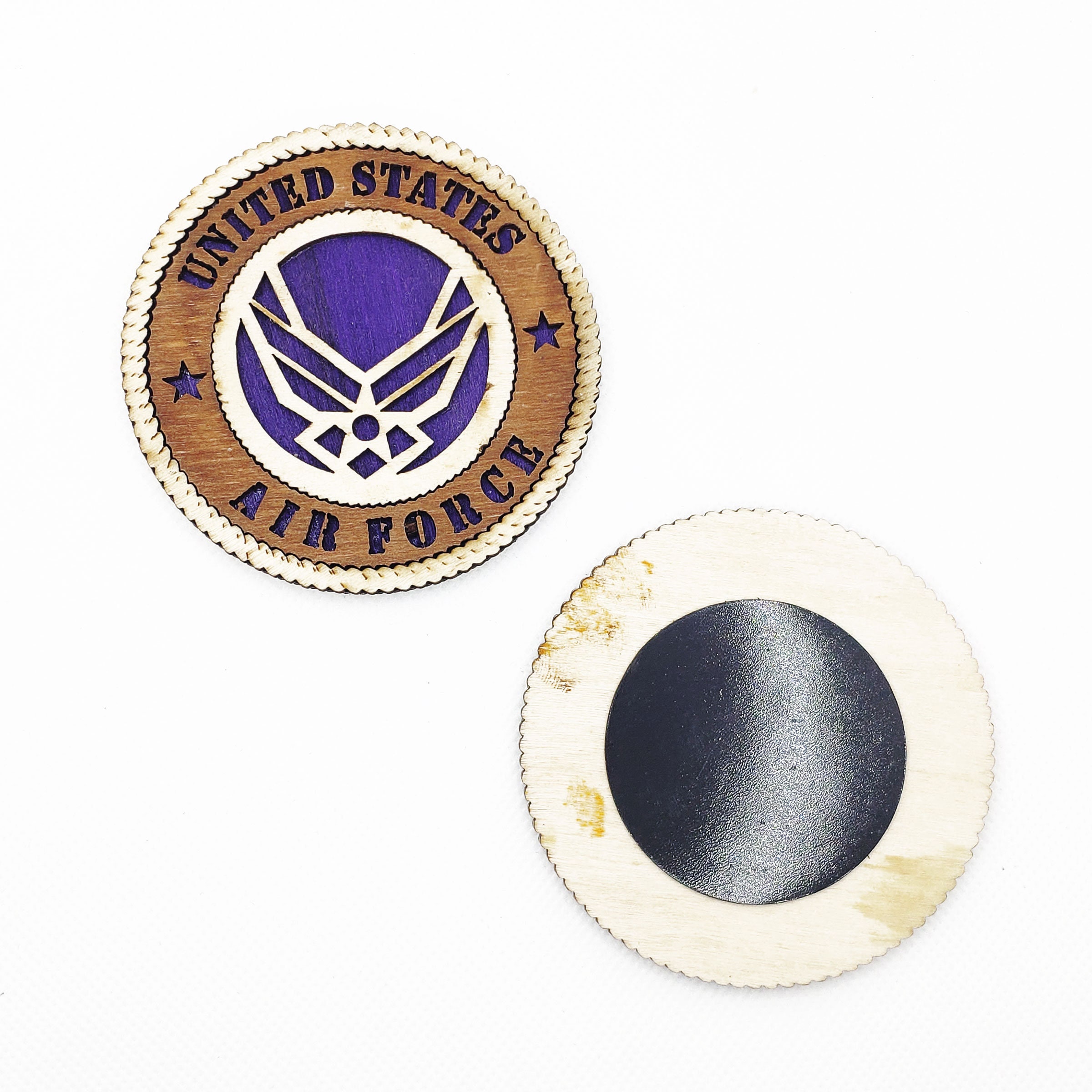 Wood & Metal Magnets for US Army Air Force Navy and Marine | Etsy