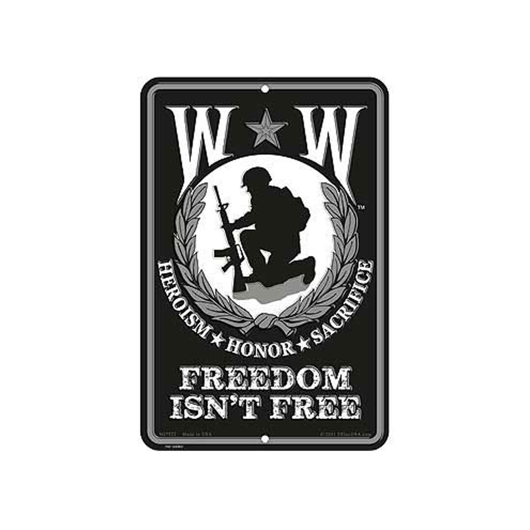 8''x12'' Wounded Warrior Aluminum Sign / Wall Decor / Wall Hanging ...