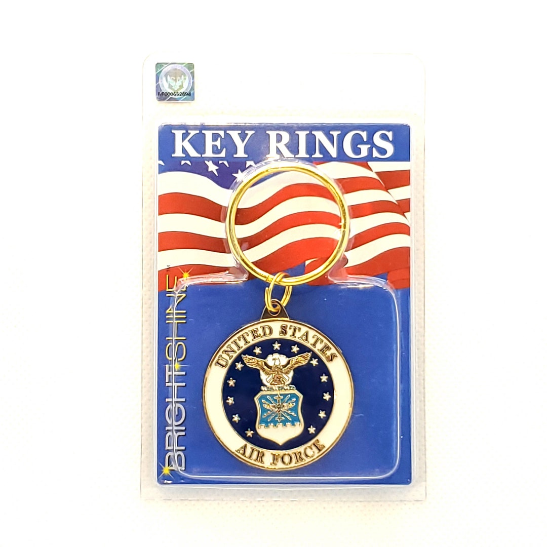 U.S. Air Force Keychain, USAF Keyring, US Air Force Heavy Weight ...