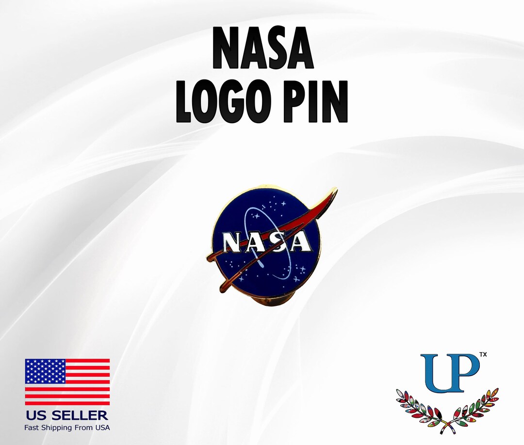 NASA Logo Lapel Pin, the National Aeronautics and Space Administration ...