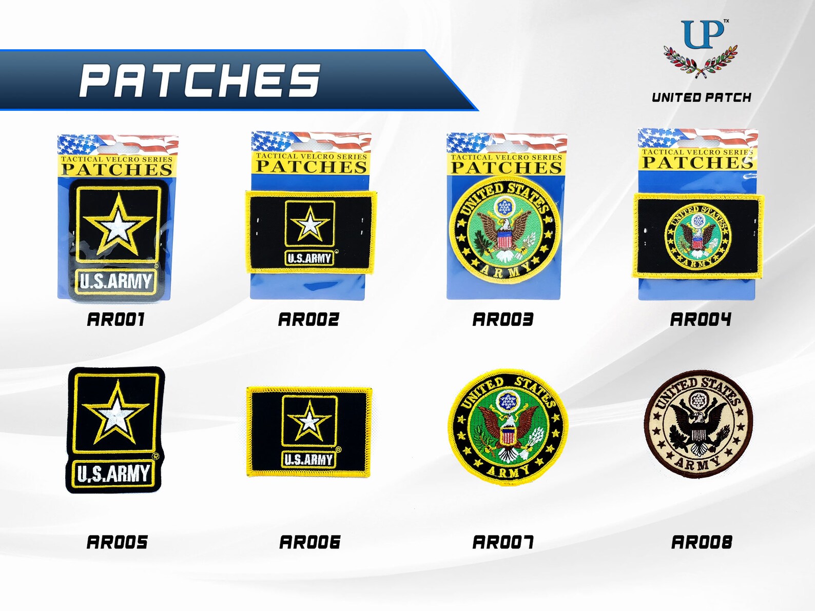 US Army Patches With Iron-on and Velcro Fasteners Retired and - Etsy