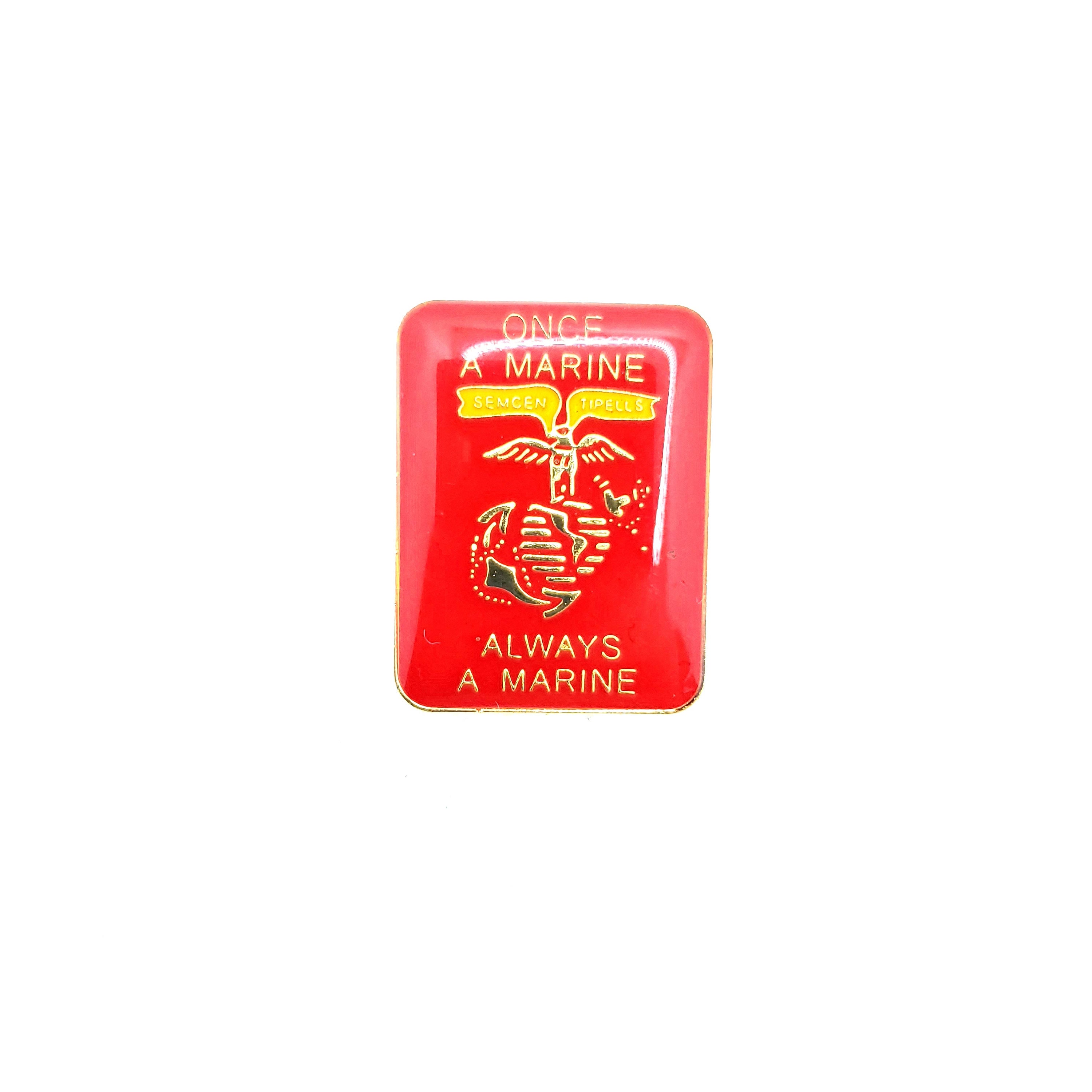 Once A Marine Always A Marine Lapel Pin, U.S. Marines Lapel Pin, U.S ...
