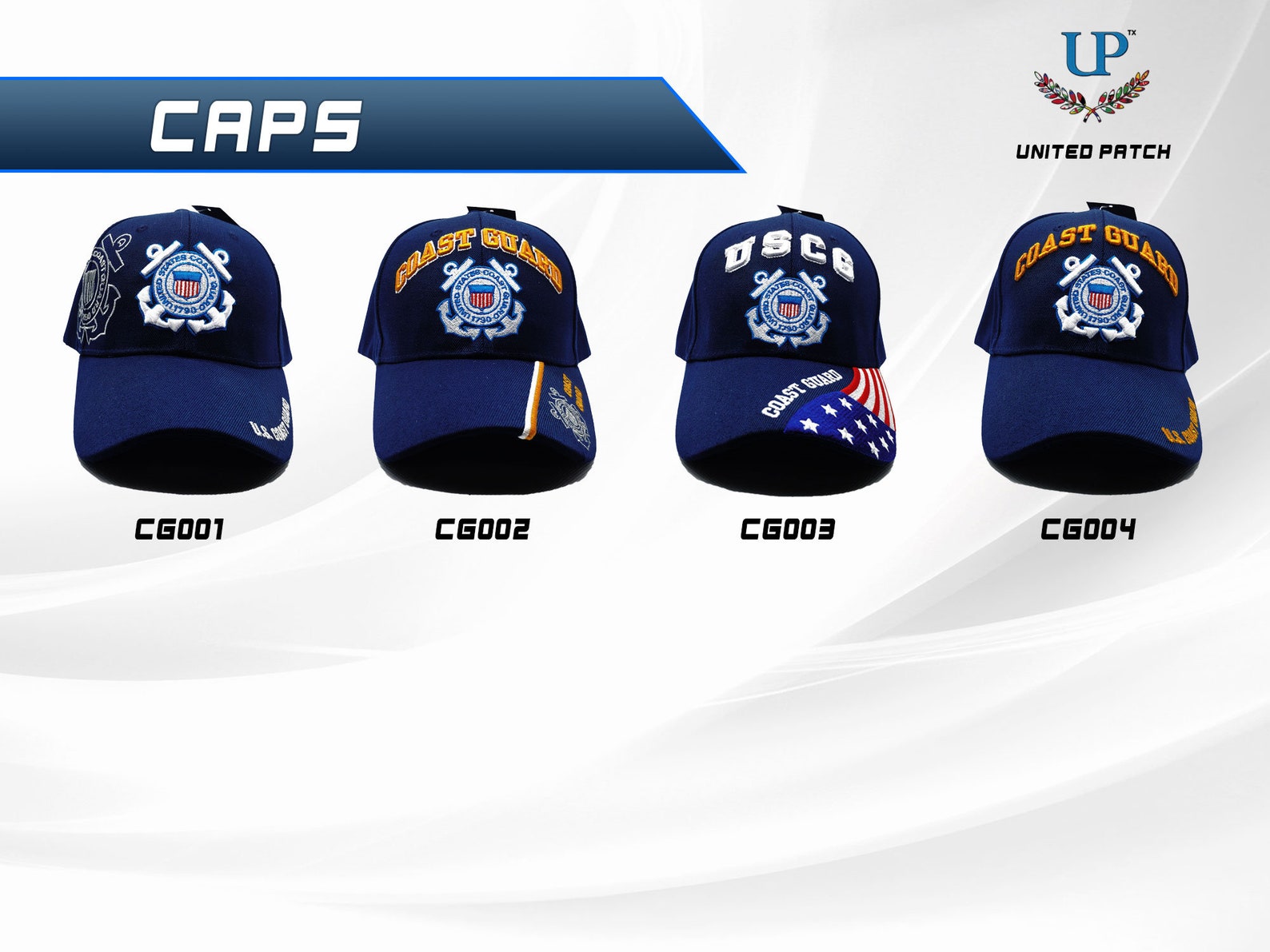 Officially Licensed US Coast Guard Caps, US Coast Guard Hats, Coast ...