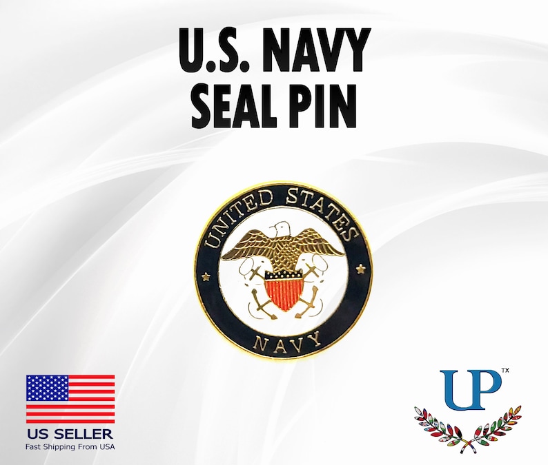 U.S. Navy Seal Lapel Pin, U.S. Navy Logo Lapel Pin, U.S. Navy Seal ...