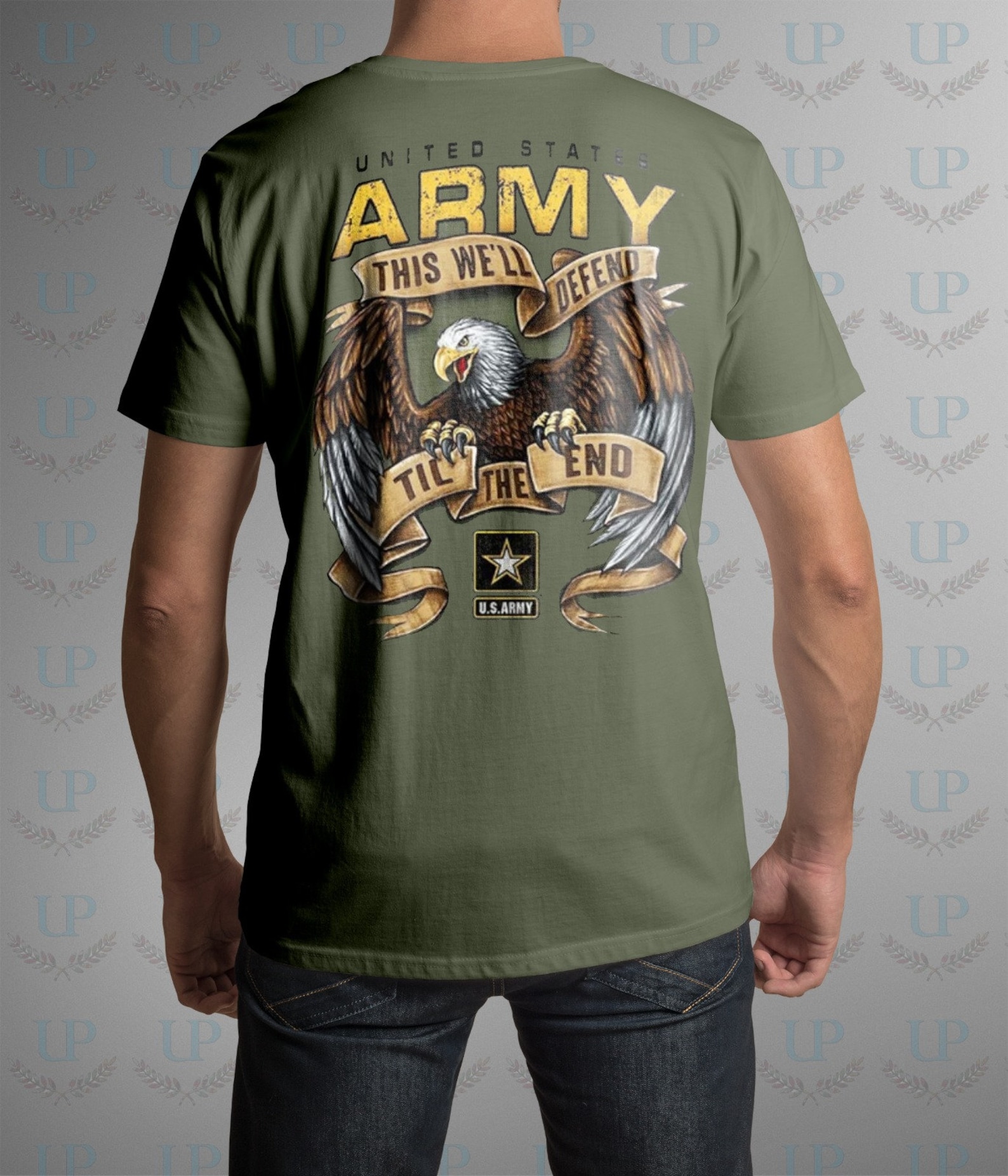 U.S. Army This We'll Defend Till the End T-shirt Green US - Etsy