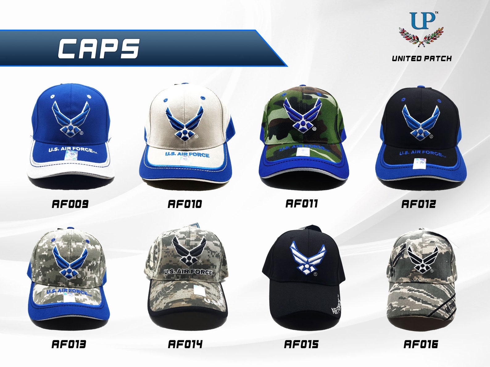 Officially Licensed US Air Force Caps, US Air Force Hat, Air Force Cap ...