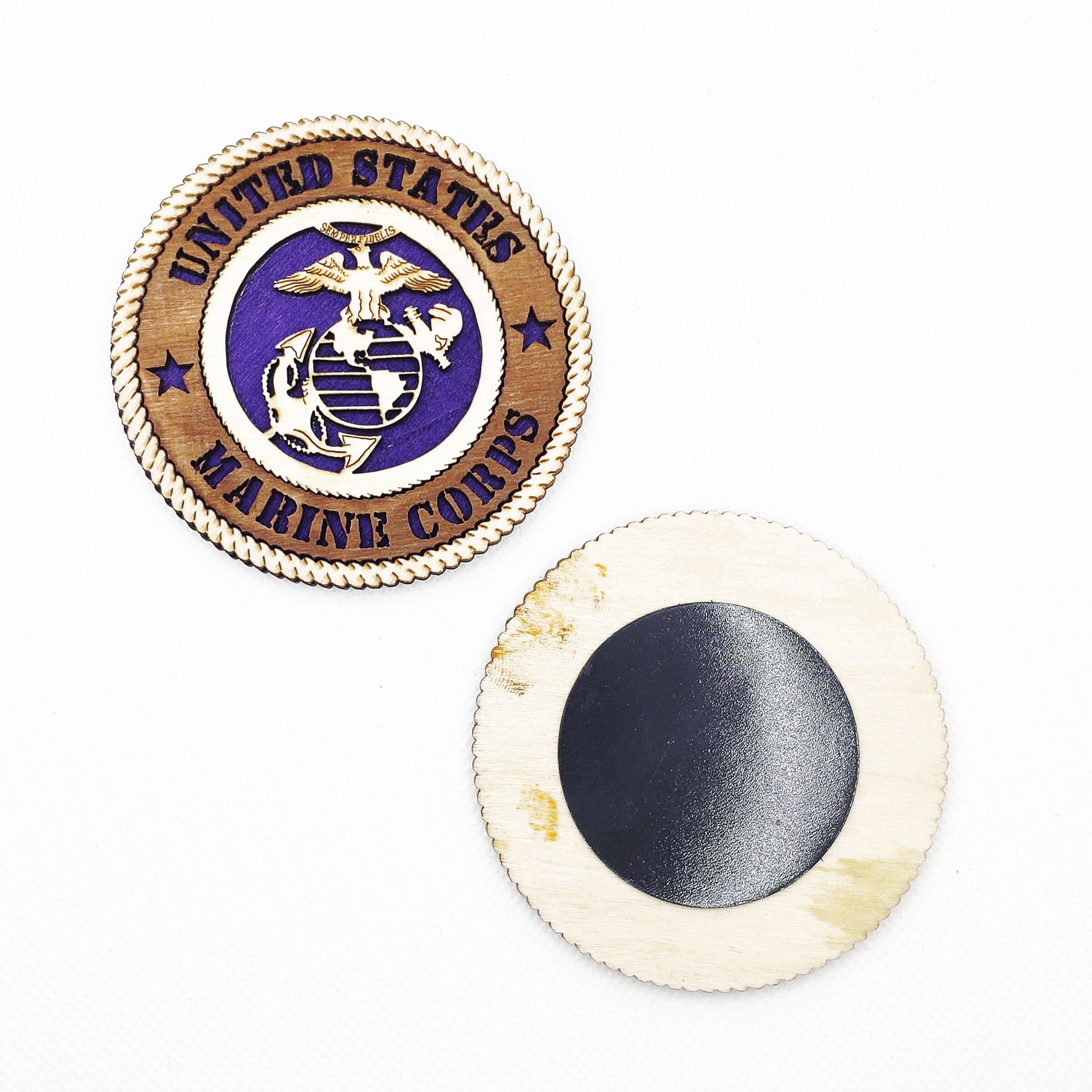 Wood & Metal Magnets for US Army Air Force Navy and Marine | Etsy