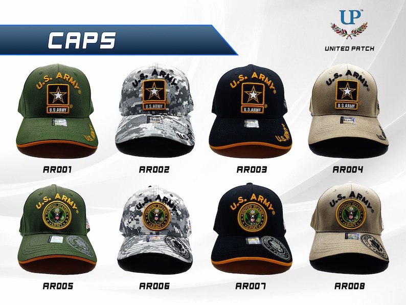Officially Licensed US Army Caps, US Army Hat, US Army Cap, Army Cap ...