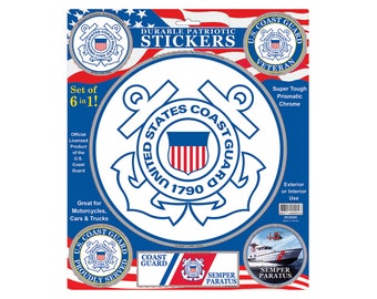 US Coast Guard Veteran Die Cut Vinyl Decal Sticker - Etsy