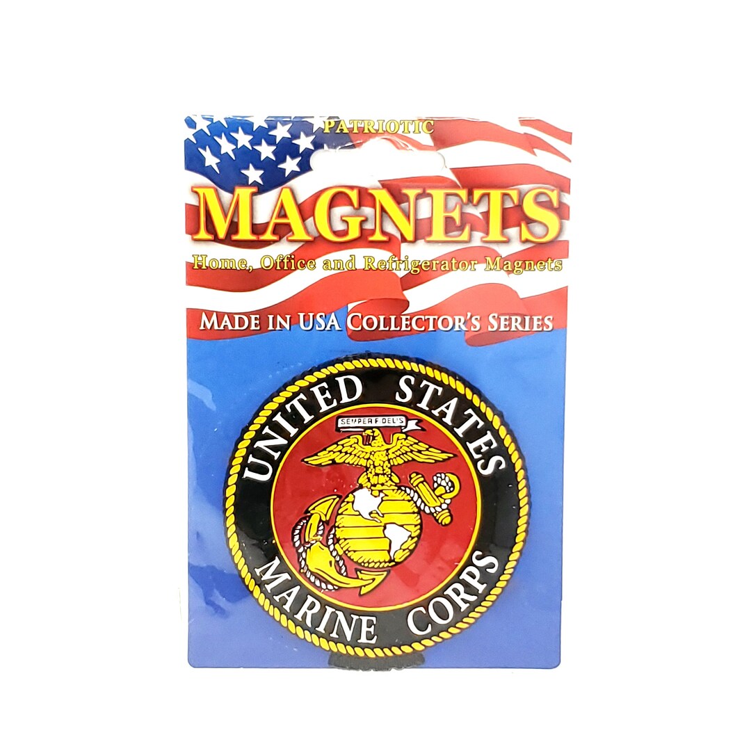 High Quality U.S. Marine Corps Rubber Magnet, US Marine Corps Magnet ...