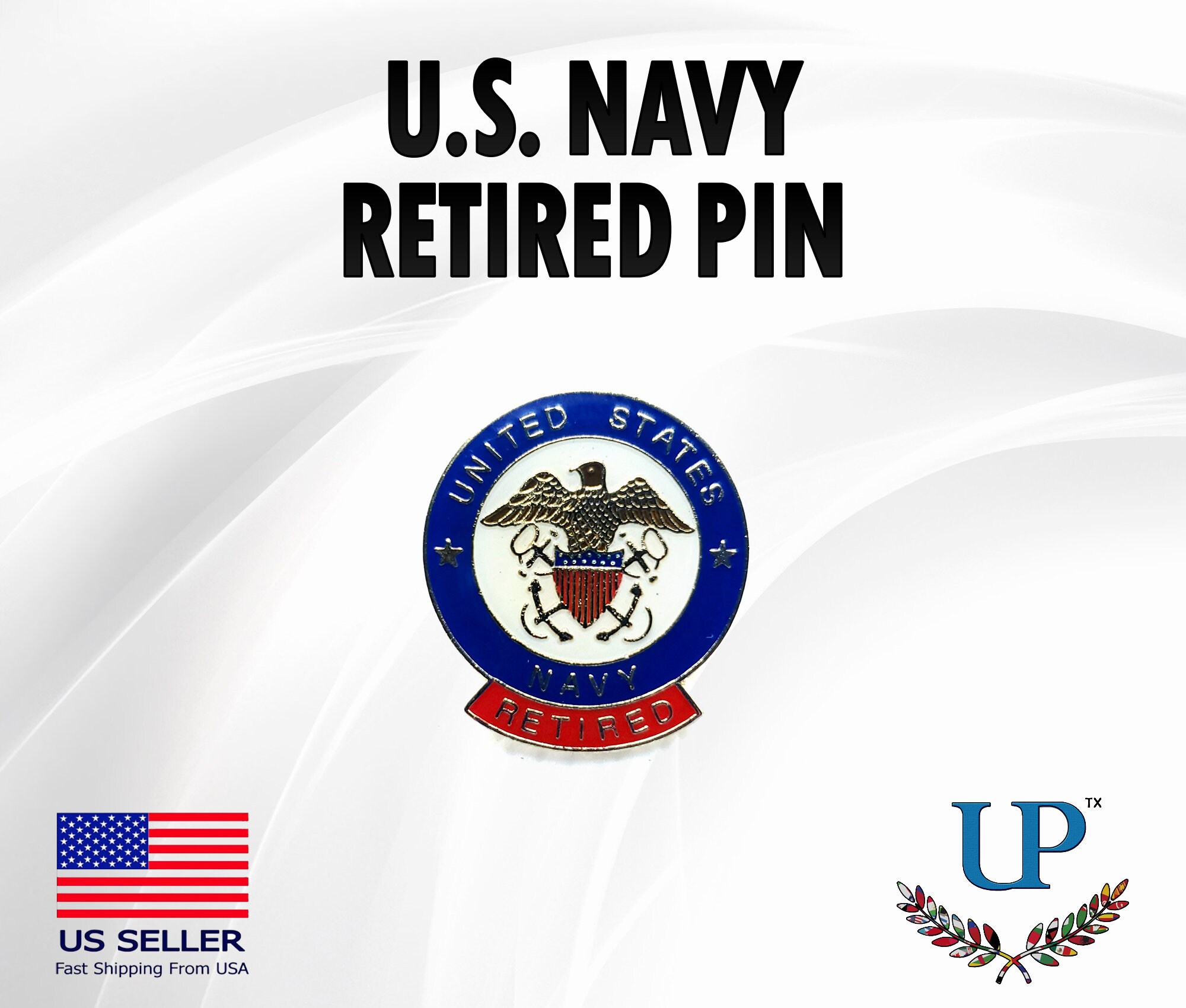 U.S. Navy Retired Lapel Pin Navy Retired Lapel Pin U.S. Navy - Etsy