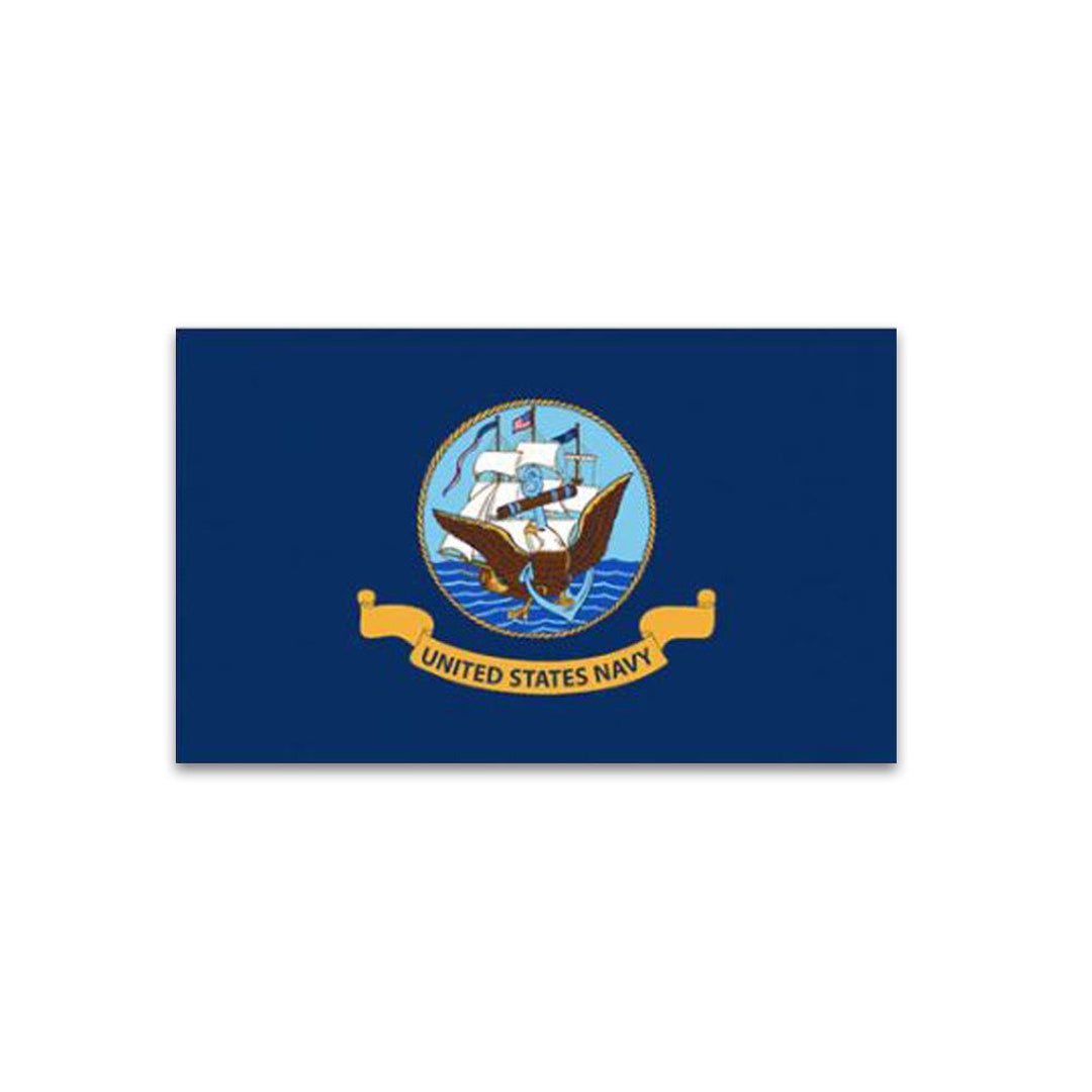 U.S. Navy 3ft X 5ft Polyester Flag, Navy Flag, US Navy Logo 3x5 Ft Pole ...