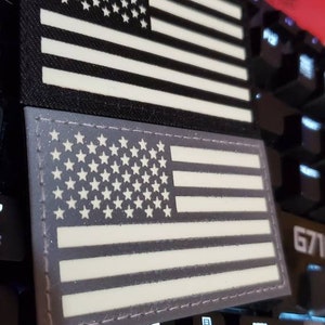 Glow in Dark US Flag Velcro Patches, Reflective Flag Patch, Smile Patch ...
