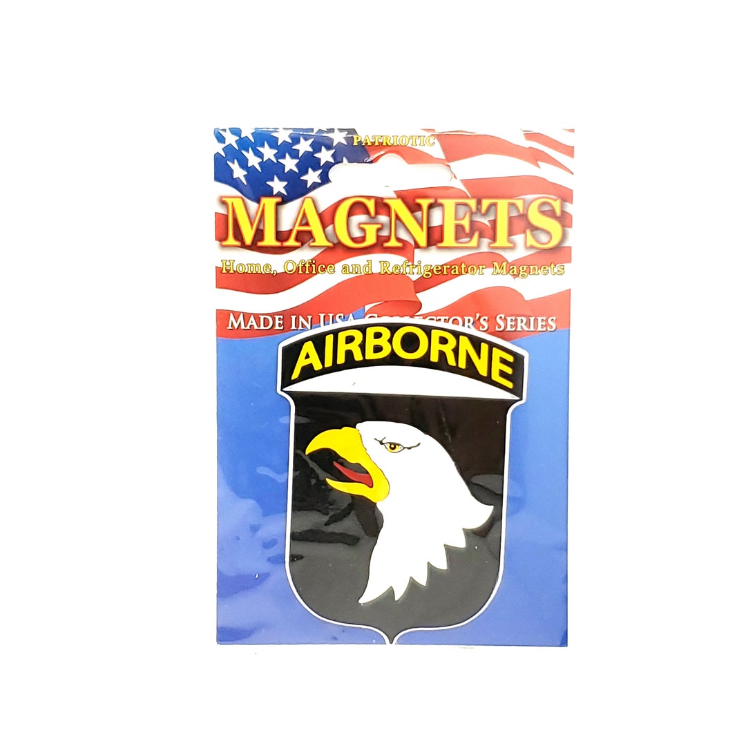 High Quality U.S. Army 101st Airborne Rubber Magnet, US Army 101st ...