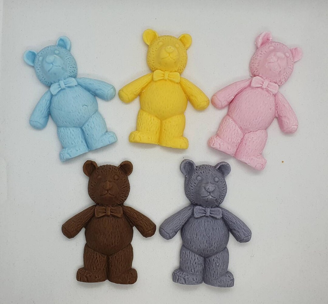 Edible Fondant Teddy Bear Fondant Cake Topper Fondant - Etsy