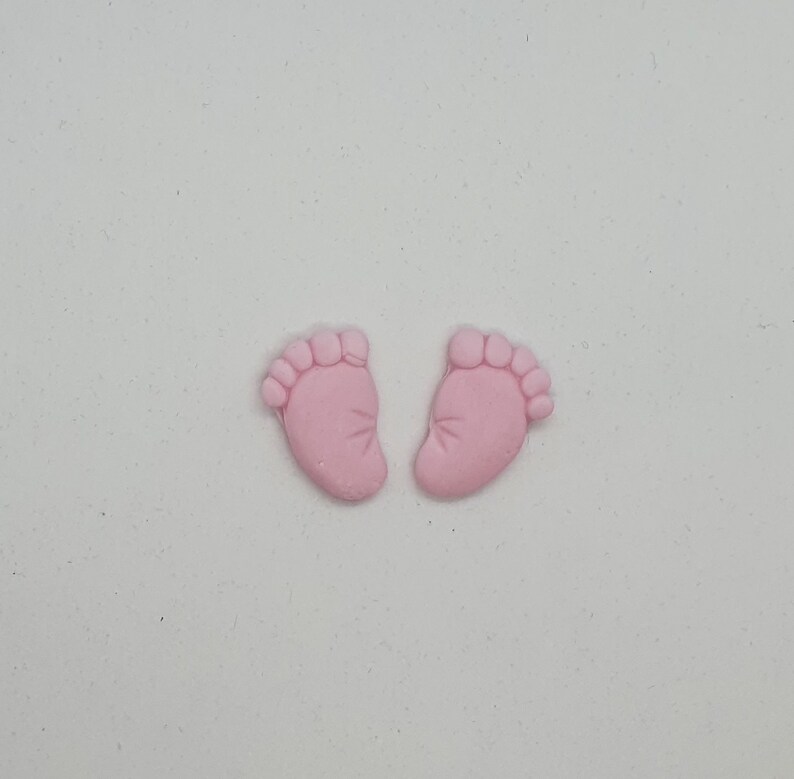 Baby Feet Fondant Toppers, Fondant Cake Topper, Cake Decoration ...