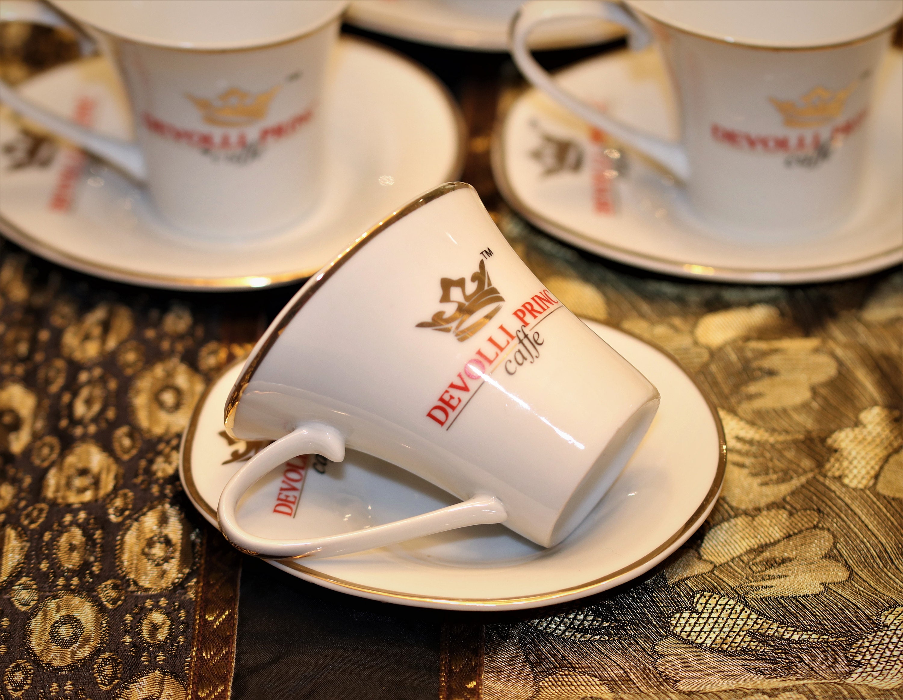 Espresso Cup Italia Coffee Set Gilded - Etsy