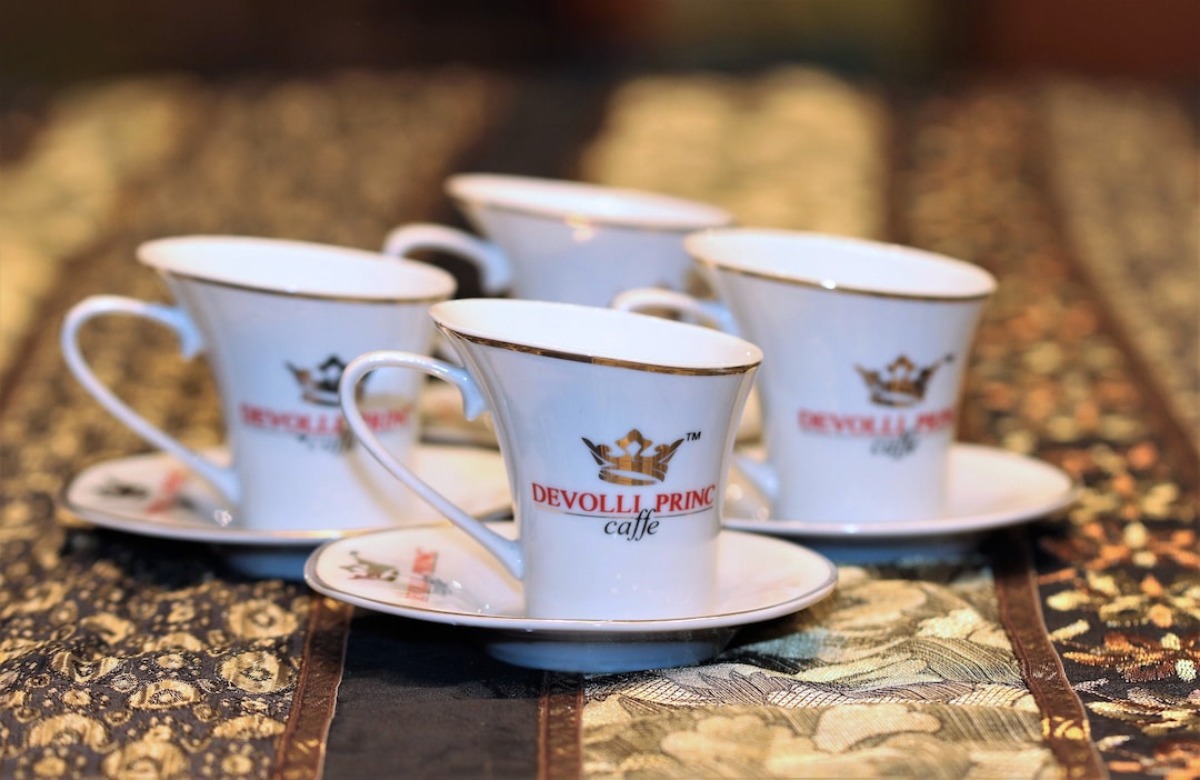 Espresso Cup Italia Coffee Set Gilded - Etsy