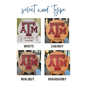 Texas A&M Wood Sign, Officially Licensed TAMU Sign, Custom Ring Dunk ...