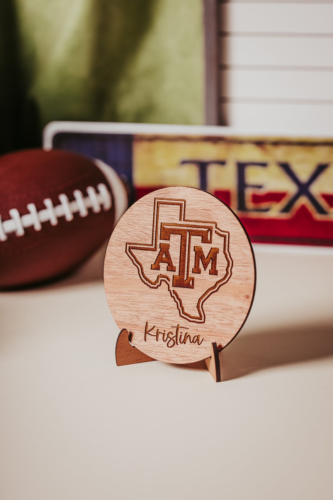 Texas A&M Lone Star Wood Sign, Officially Licensed Aggie Sign ...