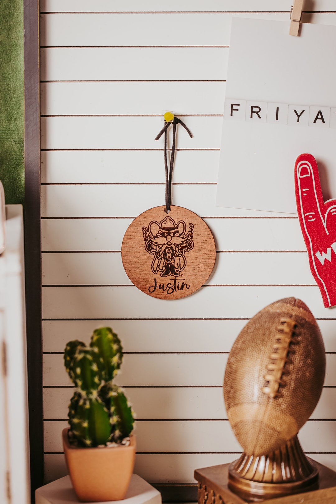 Texas Tech Ornament, Personalized Raider Red Wooden Ornament for TTU ...
