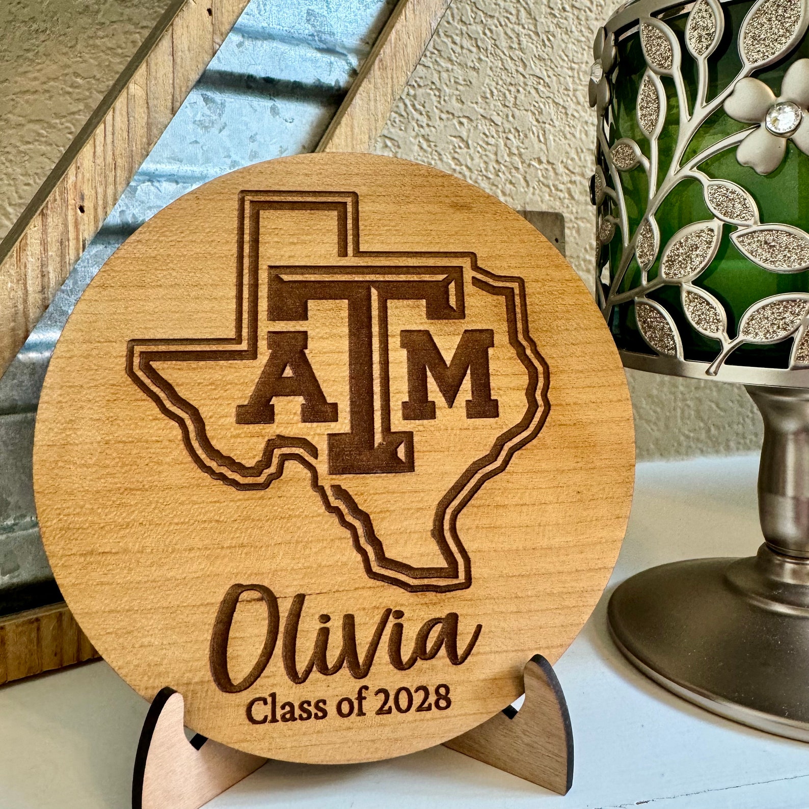 Texas A&M Lone Star Wood Sign, Officially Licensed Aggie Sign ...
