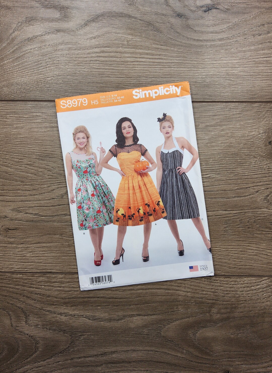 Classic Dress With Neckline and Back Variations Sewing Pattern ...