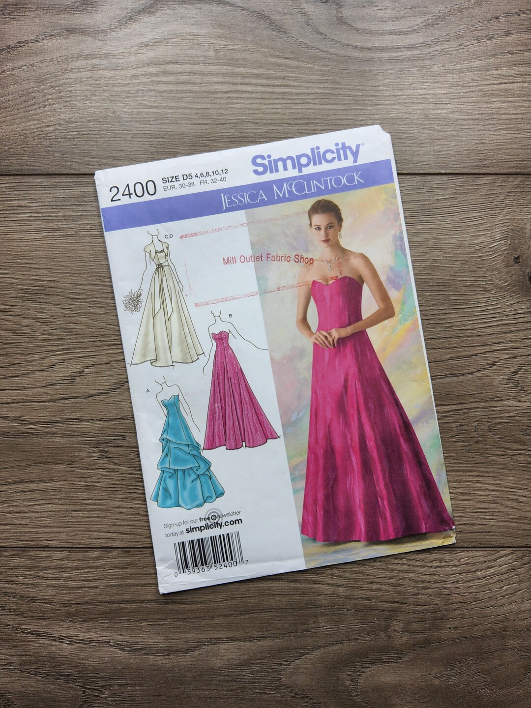 Evening Gown and Bolero Sewing Pattern Simplicity 2400 Sz 4-12 - Etsy