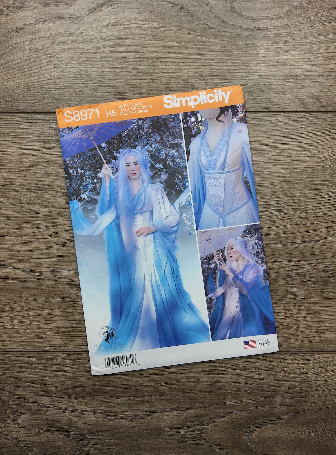 Fantasy Ice Queen Costume Sewing Pattern Sz 14-22 Simplicity S8971 - Etsy
