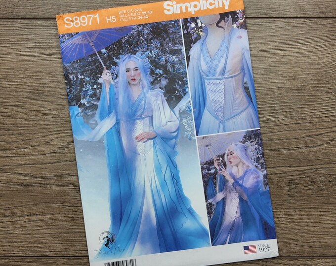 Fantasy Ice Queen Costume Sewing Pattern Sz 14-22 Simplicity S8971 - Etsy