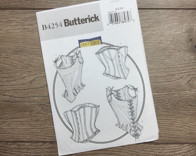 Stays and Corset Sewing Pattern Sz 6-10 Butterick B4254 - Etsy