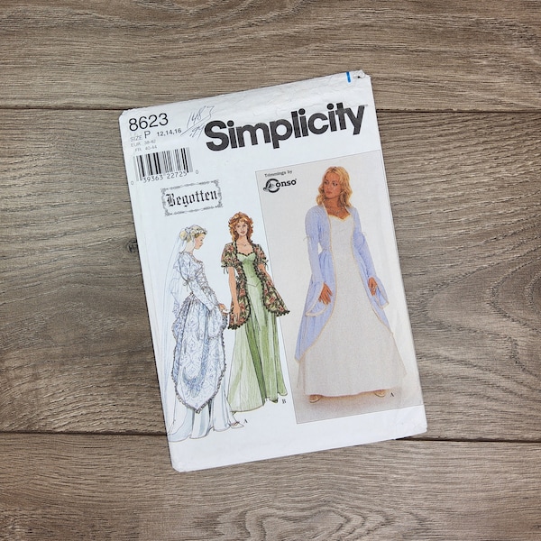 Simplicity Wedding Dress Pattern - Etsy