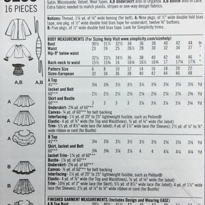 Fantasy Pirate Costume Sewing Pattern Sz 6-14 Simplicity 8285 - Etsy