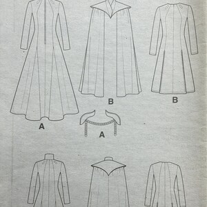 Fantasy Dress and Cloak Costume Sewing Pattern Simplicity 8768 Sz 14-22 ...