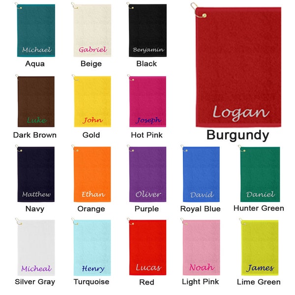 Custom Golf Towel With Clip - Etsy