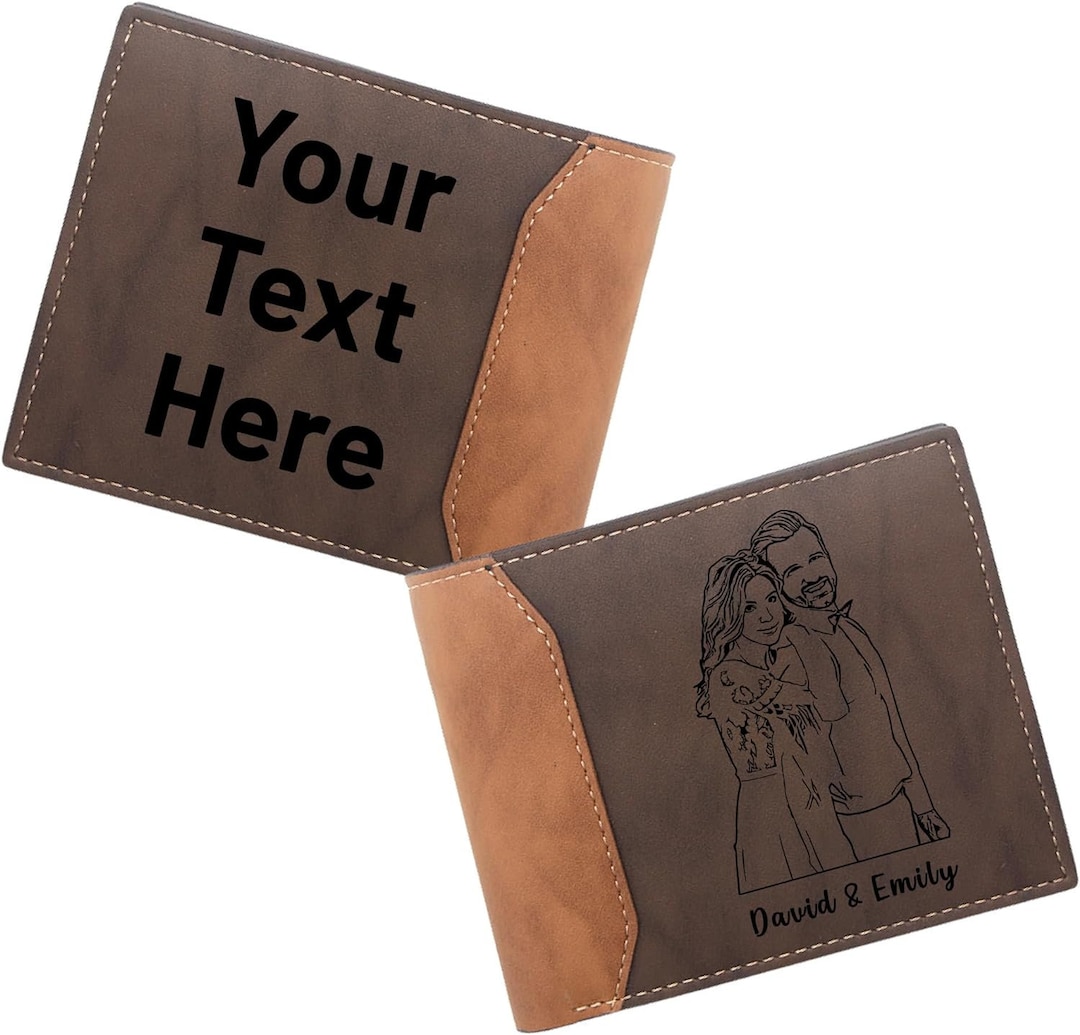Personalized Wallets for Men With Name & Photo - Luxurious and Durable ...