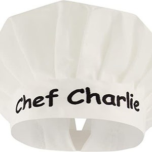 Personalized Chef Hats for Men and Women - Custom Chefs Hat With ...