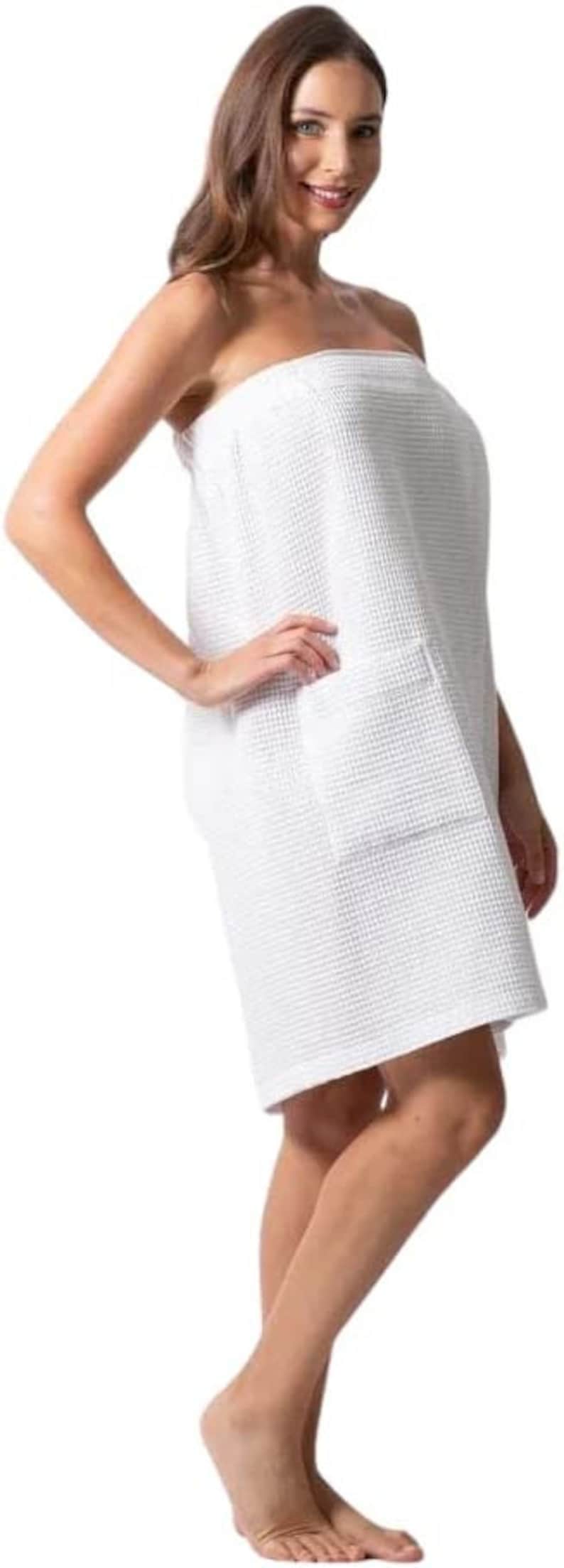 Personalized Spa Towel Wrap for Women - Soft and Absorbent Waffle Body ...