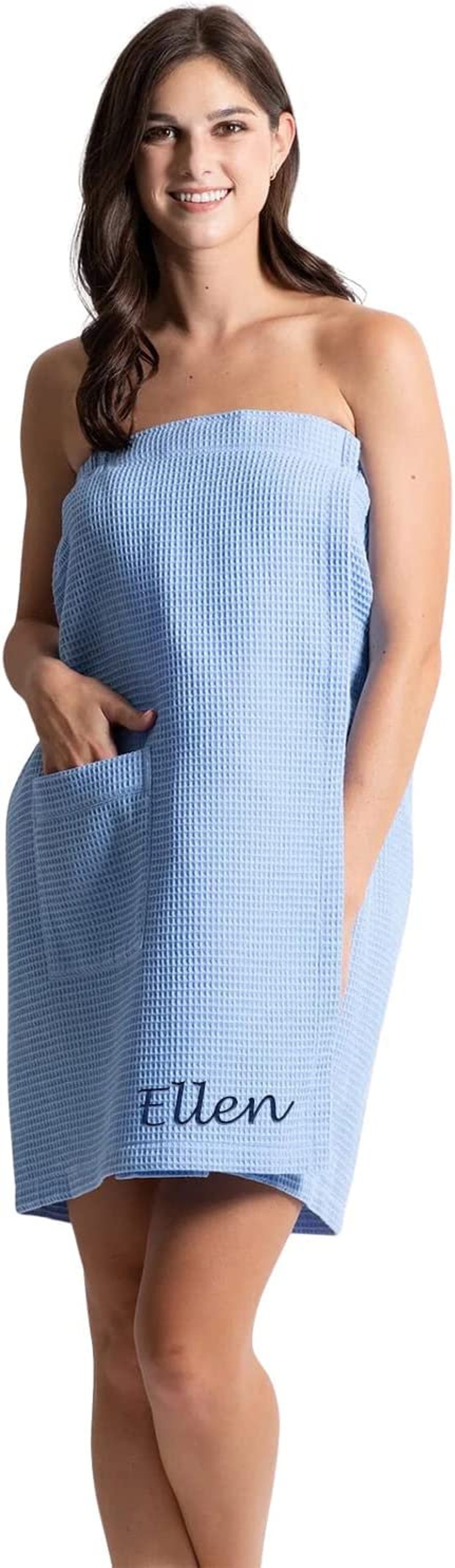Personalized Spa Towel Wrap for Women - Soft and Absorbent Waffle Body ...