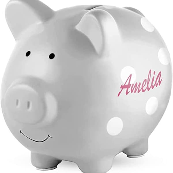 Personalized Ceramic Banks for Boys - Etsy